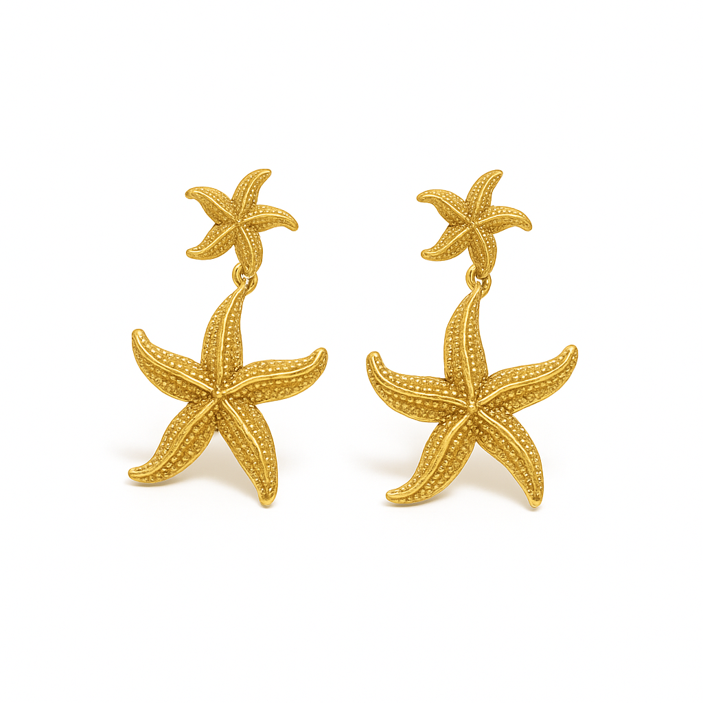 Stellar Starfish Earrings | Tarnish Free Jewellery | Coconut Lane