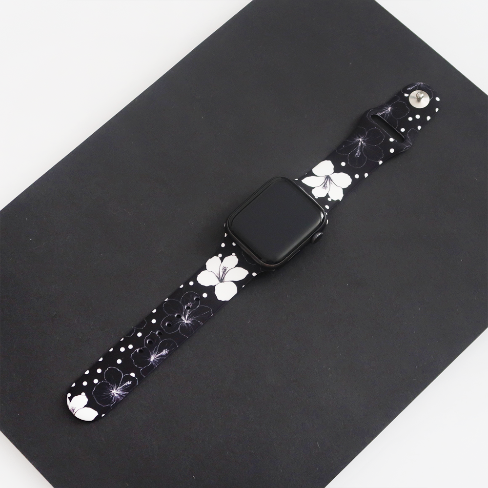 Mono Flora Apple Watch Strap | Watch Bands | Coconut Lane