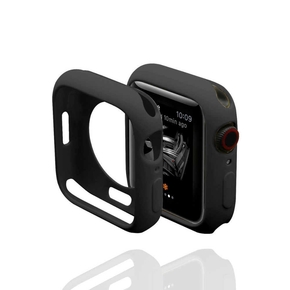 Silicone Apple Watch Case - Black – Coconut Lane